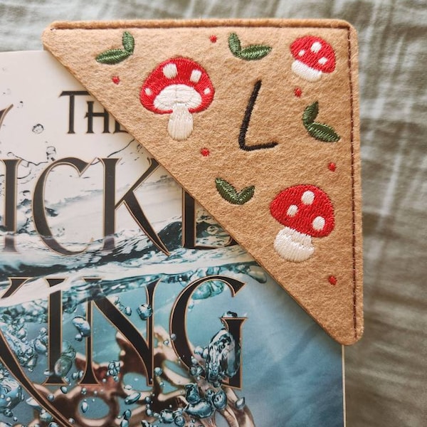 A to Z Letter Bookmark - Personalized Embroidery Felt Bookmarks- Corner ...