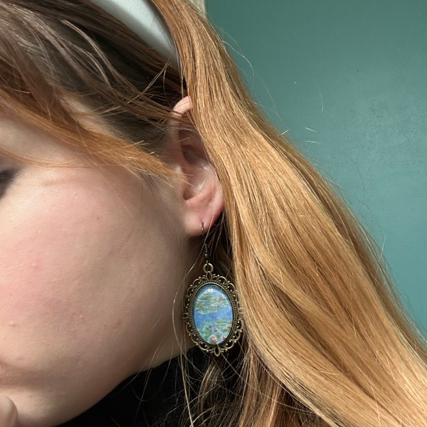 La Scapigliata by Leonardo Da Vinci Earrings - Etsy