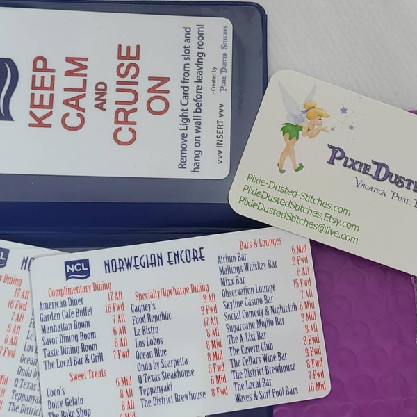 NCL Cruise Gift Set: Deck Locator® and Light Card® - All Ships ...