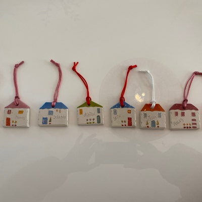 Ceramic Raku Village Set of 3 Handmade Raku Fired Ceramic - Etsy