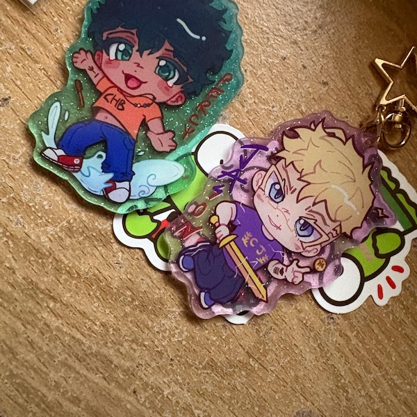 Sons of the Big Three Keychains (percy Jackson, Jason Grace, Nico Di ...
