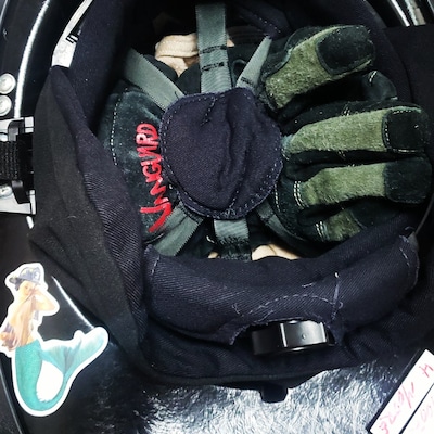 Mermaid Firefighter Pin up Sticker - Etsy