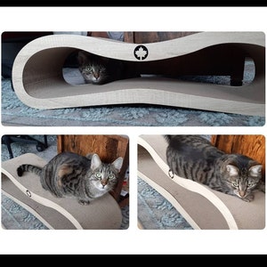 Cat Board XXL Galaxy in Walnut Wood Look - Etsy