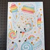 Rainbow UFO Sticker Transparent Sticker Vinyl Sticker Die Cut Sticker ...
