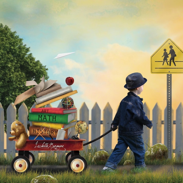 Back to School Digital Backdrop, Chalkboard Overlay, School Classroom ...