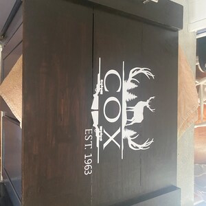 Mountain, Forest & Lake Monogram Split Forest Name Frame Forest ...