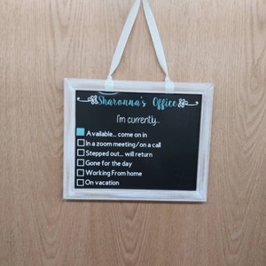 On Vacation Sign,on the Phone Sign,name Door Sign,name Plaque Sign ...