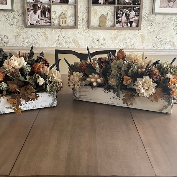 Rustic French Country Garden Planter Box 10.25x5 or 12x8.5 French ...