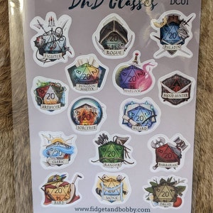 Dnd Sticker Ranger Class Critical Role D20 Ranger | Etsy