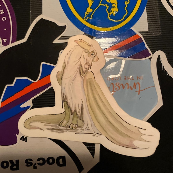 Spooky Ghost Goats Print - Etsy