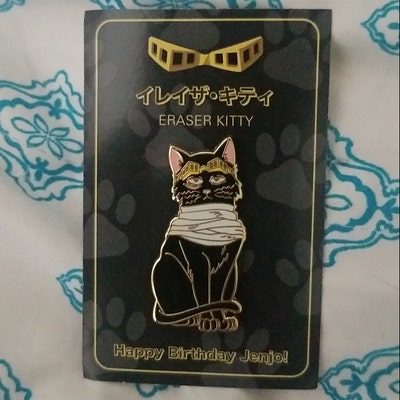 My Hero Academia Enamel Pin Eraser Kitty - Etsy