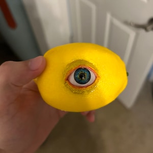 Realistic Life Sized Freaky Fruit All Seeing Lemon by Dead Head Props ...