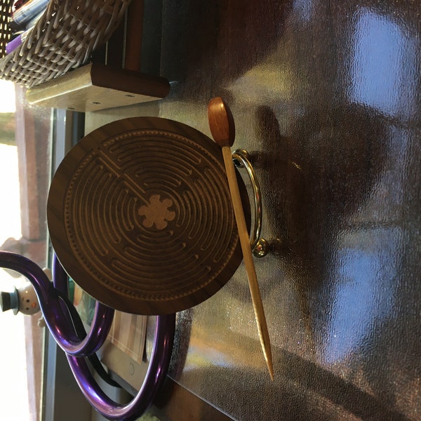 CLASSICAL ACRYLIC 6" Labyrinth, Calming, Problem Solving, Meditational ...