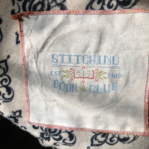 Stitching Book Club Logo Pattern Download - Etsy