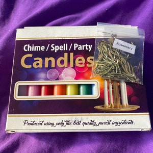 Party Chime Candles Set 10 Colors, 2 Pc Each 20 Candles Candle , - Etsy