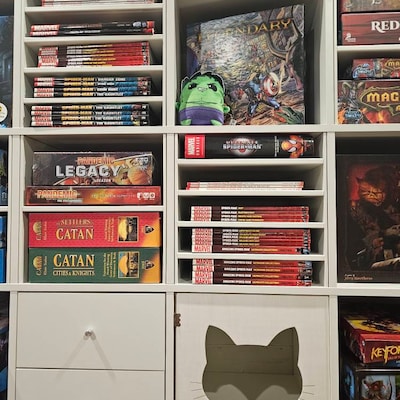 3 Shelf Vertical Insert Cube Shelf, Adjustable Shelves Ikea Kallax ...