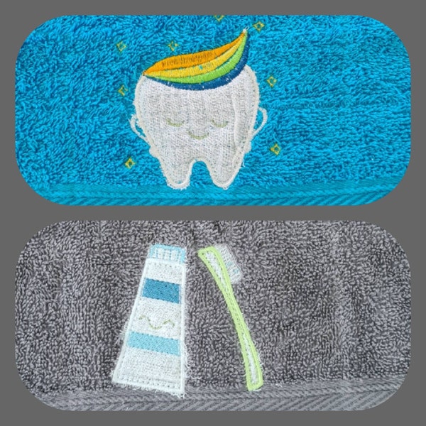 Tooth Embroidery Designs - Toothpaste Machine Embroidery Pattern ...