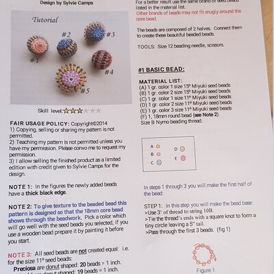 CHIMERE Beaded Necklace Beading Tutorial Beadweaving Pattern Seed Bead ...