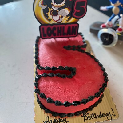 Shadow the Hedgehog Cake Topper - Etsy