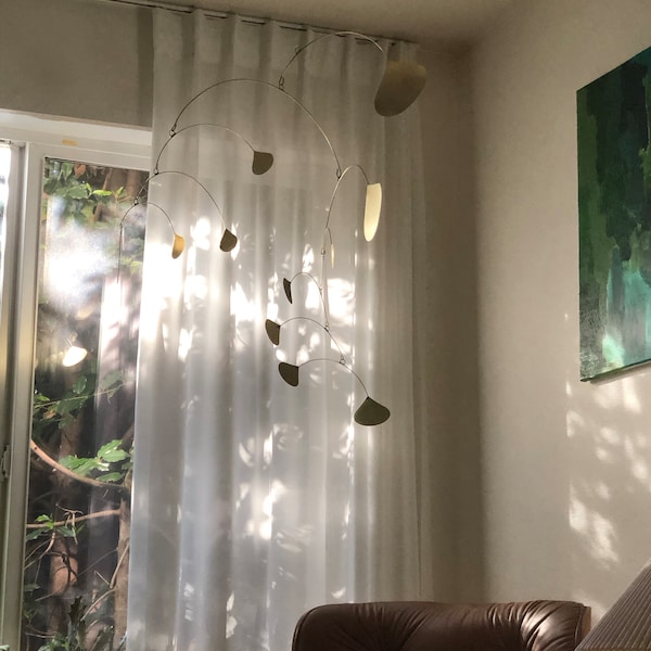 Triangle Mobile / Blue & Yellow - Etsy