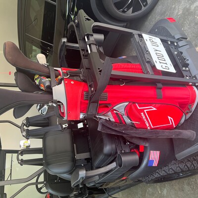 Coleman Kandi Golf Cart Golf Bag Holder Attachment, Easily Removable ...