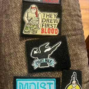 They/them Causing May/hem Pronoun Patch, Non-binary Personal Pronouns Badge, LGBTQIA Jacket or ...