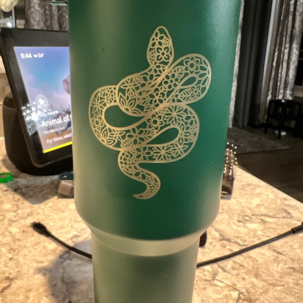 Floral Snake Svg Cutting File for Cricut and Silhouette, Snake Cut File ...