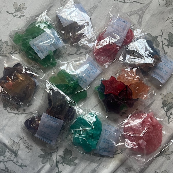 Blueberry Crystal Candy, Gemstone Candy, Kohakutou, Edible Gem, Edible ...