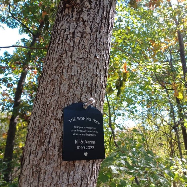 The Wishing Tree, Personalized Tree Plaque for Elementary School, Tree ...