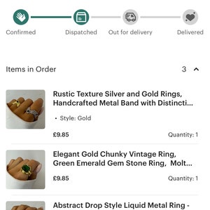 Melted Drip Silver Ring, Liquid Metal Dripping Ring for Women ...