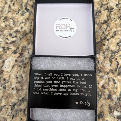 Personalized Wallet Card, Custom Wallet Card, Wallet Card Insert ...