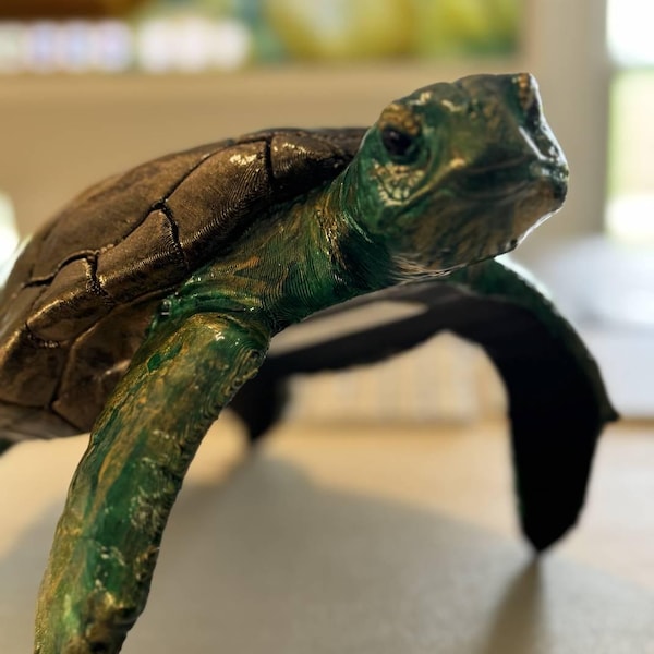 Toon Turtle Mailbox Topper - Customizable Colors! - Etsy