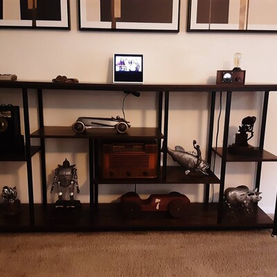 Meter Wood Lamp With Edison Bulb. Personalized Original Voltmeter and ...