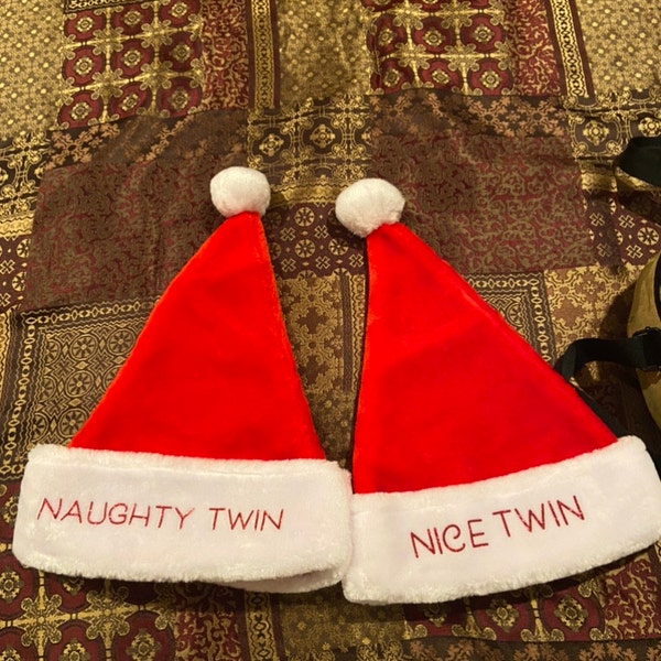 Personalized Santa Hat | Custom Christmas Name Hat - Etsy