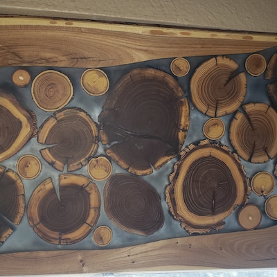 Decorative Serving Tray Cherry Hickory Black Walnut Custom Built in ...