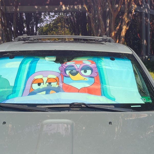 King of the Monsters Godzilla Car Sunshade, Big Godzilla Car Windshield ...