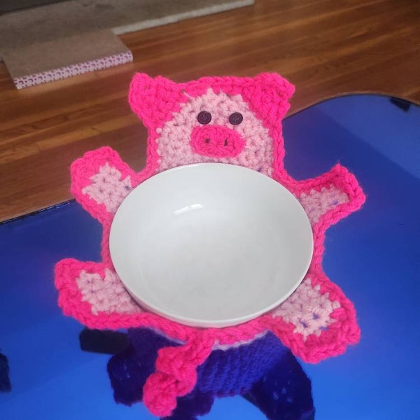 Pig Pot Holder CROCHET PATTERN - Etsy