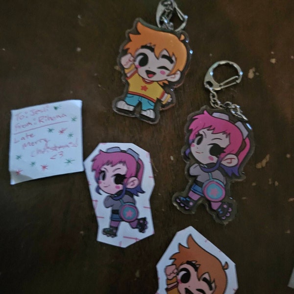 Scott Pilgrim Friends Sticker Sheet - Etsy
