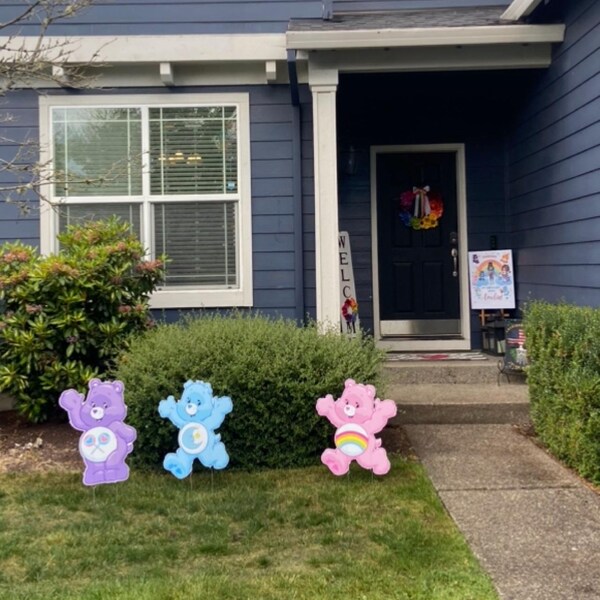 Care Bears Big Cutout, Care Bears Decor, Lawn Sign, Birthday, Yard ...