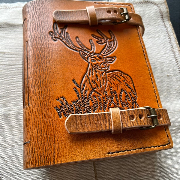 Custom 9x12 Personalized Gift Leather Bound Book, Lockable Book ...