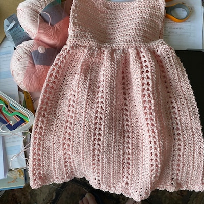 CROCHET PATTERN Baby Sundress//dress and Hat PDF Bebe - Etsy Canada