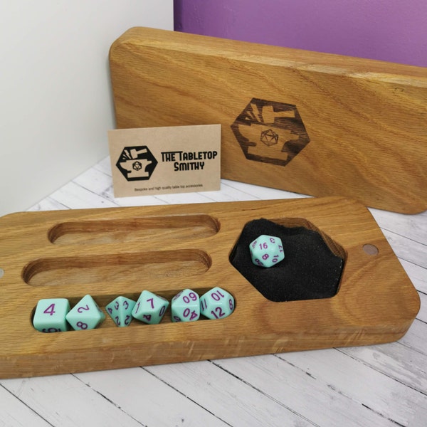 Folding Dice Tray - D20 Isometric Design - Etsy