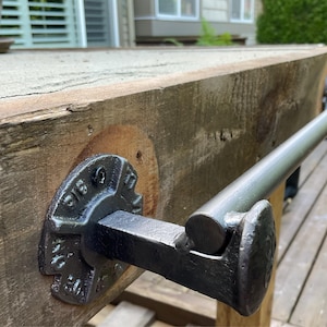 Railroad Spike Handrail Bracket - Etsy