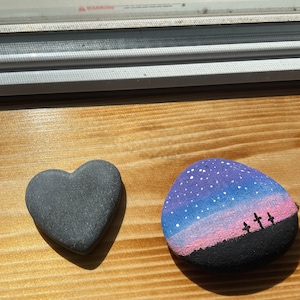 100% NATURAL, Real Heart Shape Rocks, Hand-cut Plain/blank Heart Stones ...