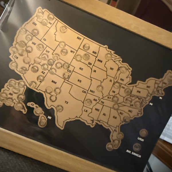 US National Parks Scratch off Map, National Parks Travel Map, 63 ...