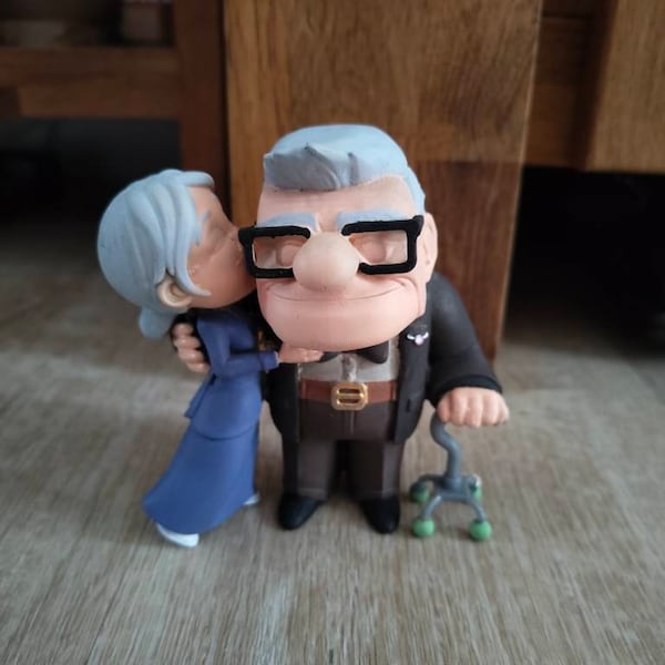 Up 3d Print File STL Movie Carl and Ellie - Etsy
