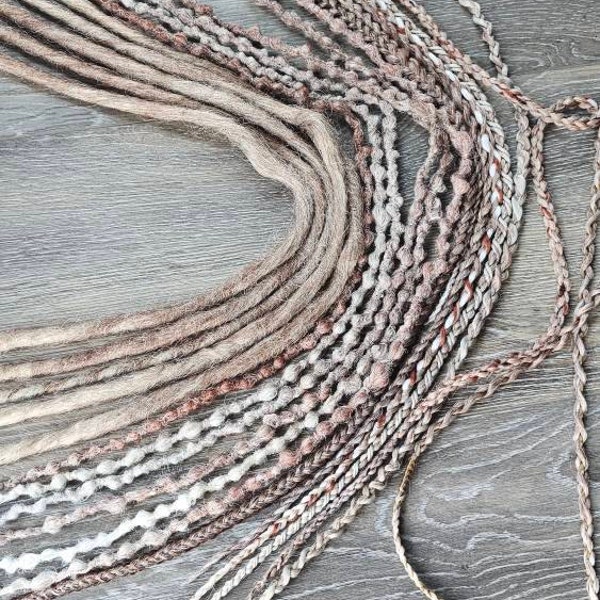 Hair Wrap Extension, Fairy Lock Dread Wrap - Etsy