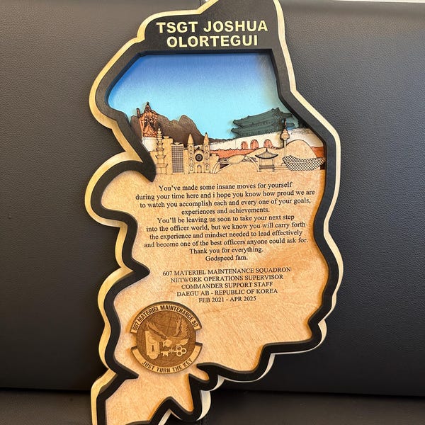 Lighthouse Custom Wood Plaque | Military Gift Award | Military Plaque ...