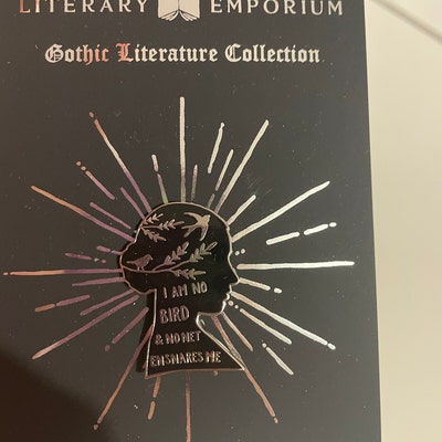 Jane Eyre Enamel Pin Gothic Literature Collection Charlotte Bronte ...