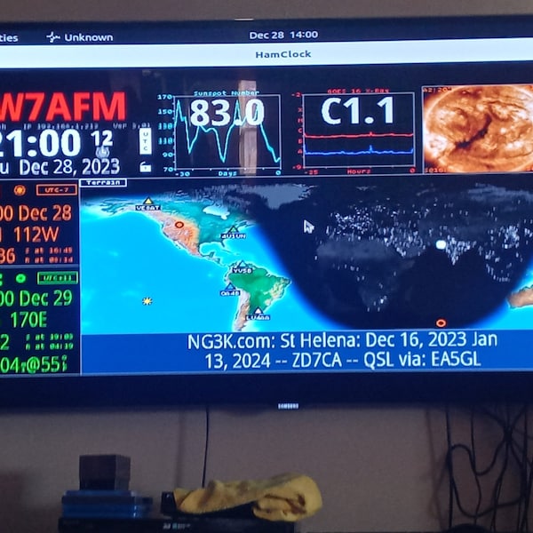 Hamclock Fully Loaded on a Mini Computer With HDMI Output - Ham Radio ...